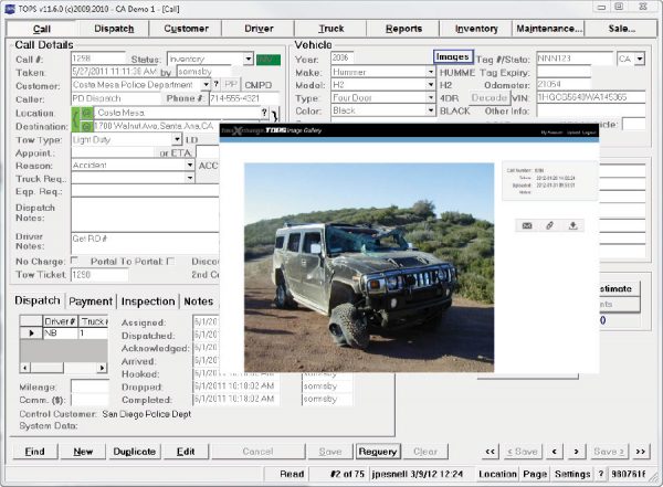 TOPS Towing Management Software - Tow Professional