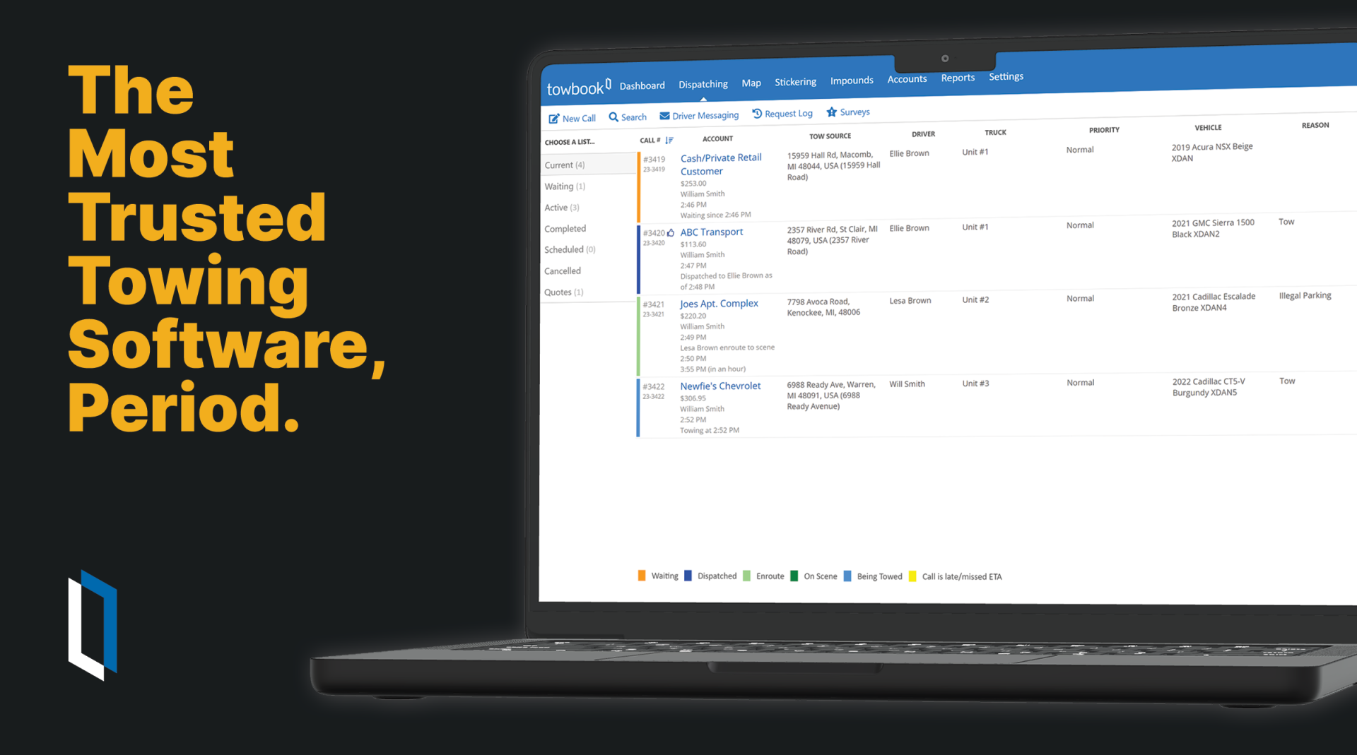 Increase Productivity and Deliver an Engaging Experience with Towbook - Tow Professional