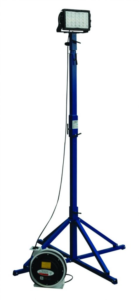 Larson Electronics’ WALTP-L2X4-25CC-1227 quadpod mounted LED ...